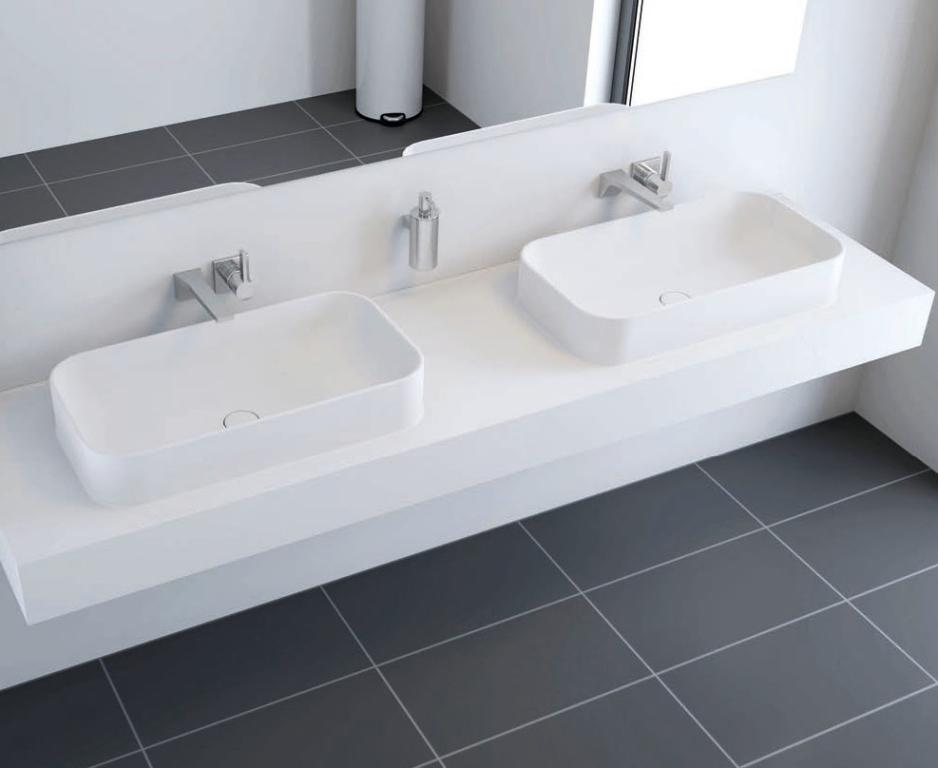 Varicor® Waschbecken Bestandteile